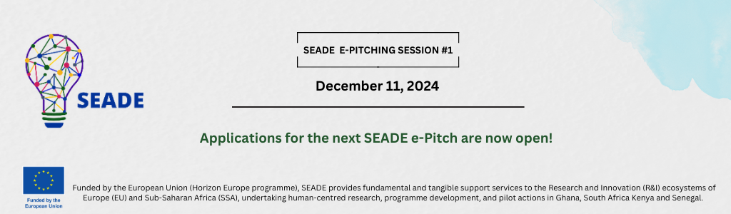 📢 Applications for the next SEADE e-Pitch are now open! 🚀 | EuroQuity